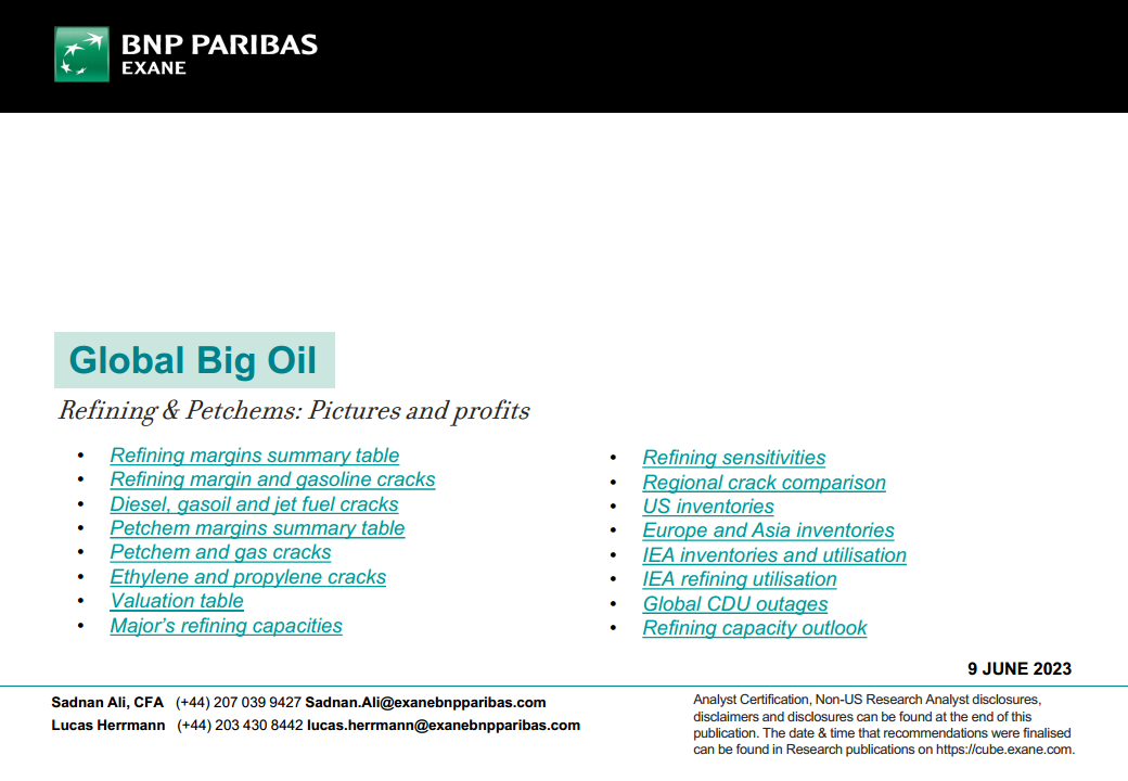 BNP Paribas Exane-GLOBAL BIG OIL Refining and Petchems Pictures and ...