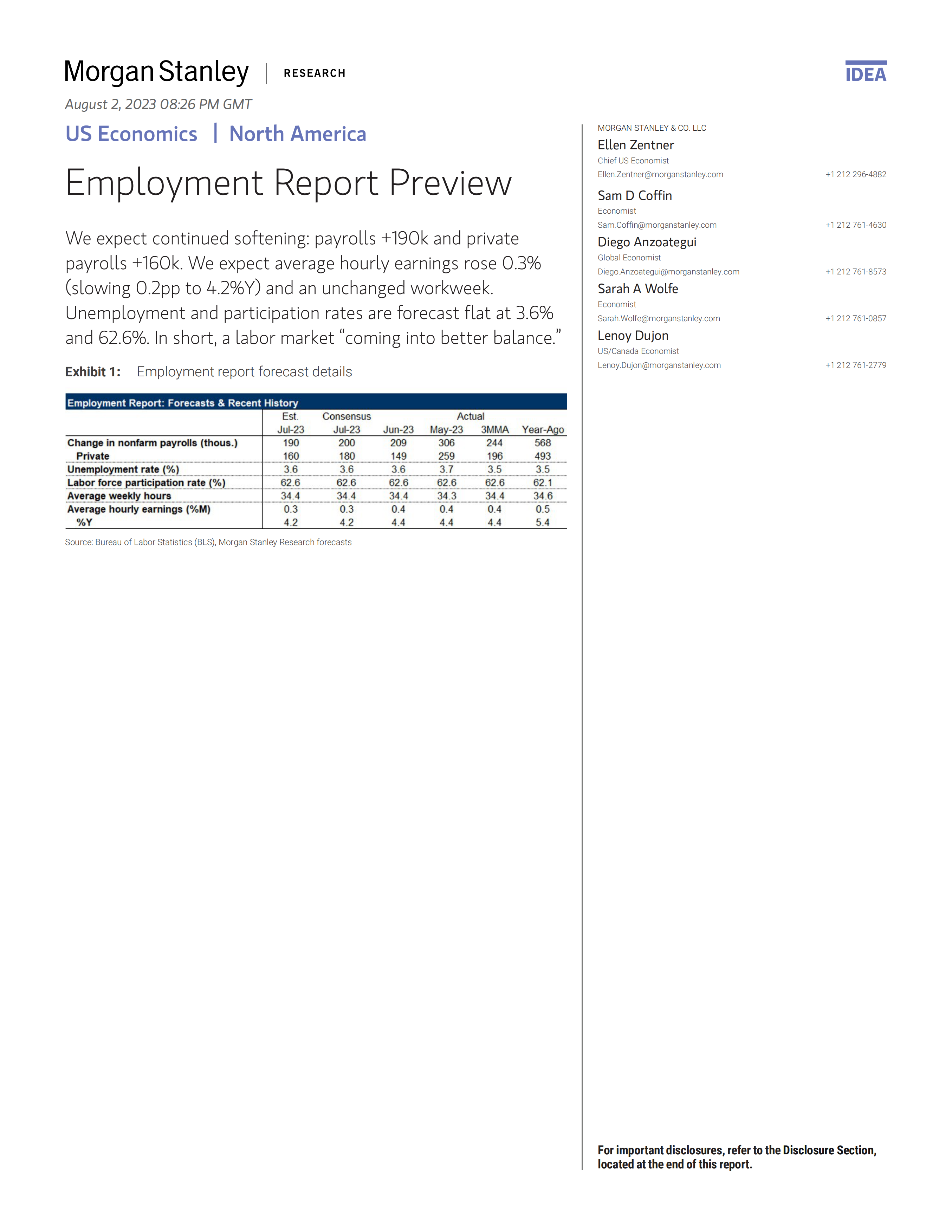 Morgan Stanley Fixed-US Economics Employment Report Preview-.pdf-报告查一查