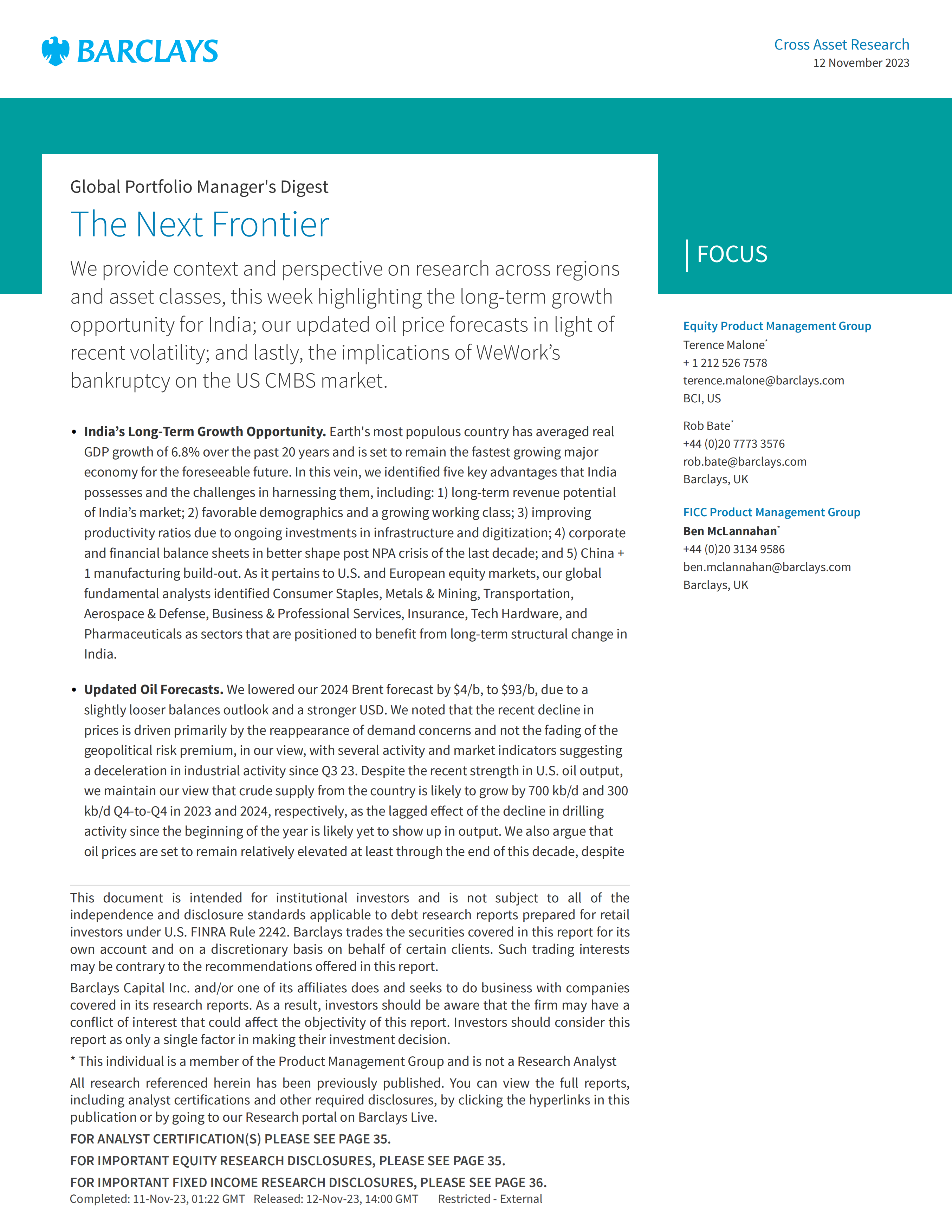 Barclays_Global_Portfolio_Manager_s_Digest_The_Next_Frontier.pdf-报告查一查